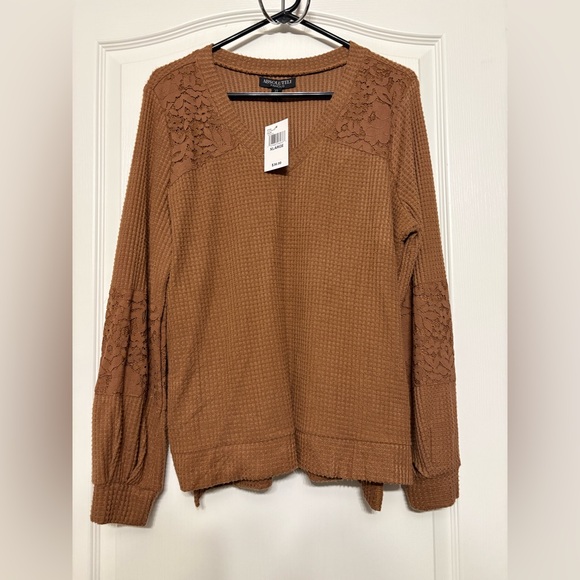 Absolutely Famous | Sweaters | Absolutely Famous Mocha Textured Knit ...